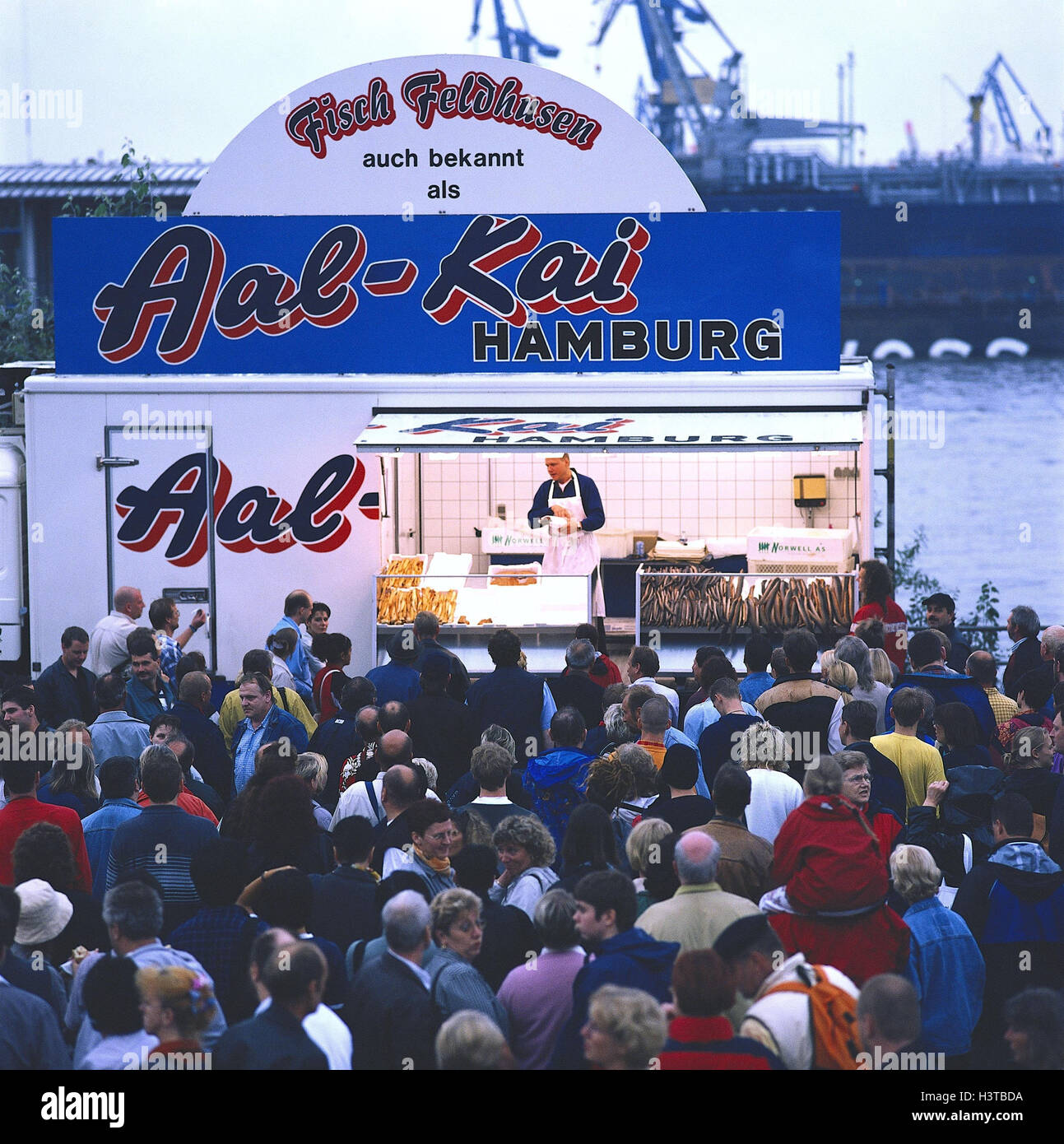 Hamburg Fischmarkt Fish Market Stockfotos und -bilder Kaufen - Alamy