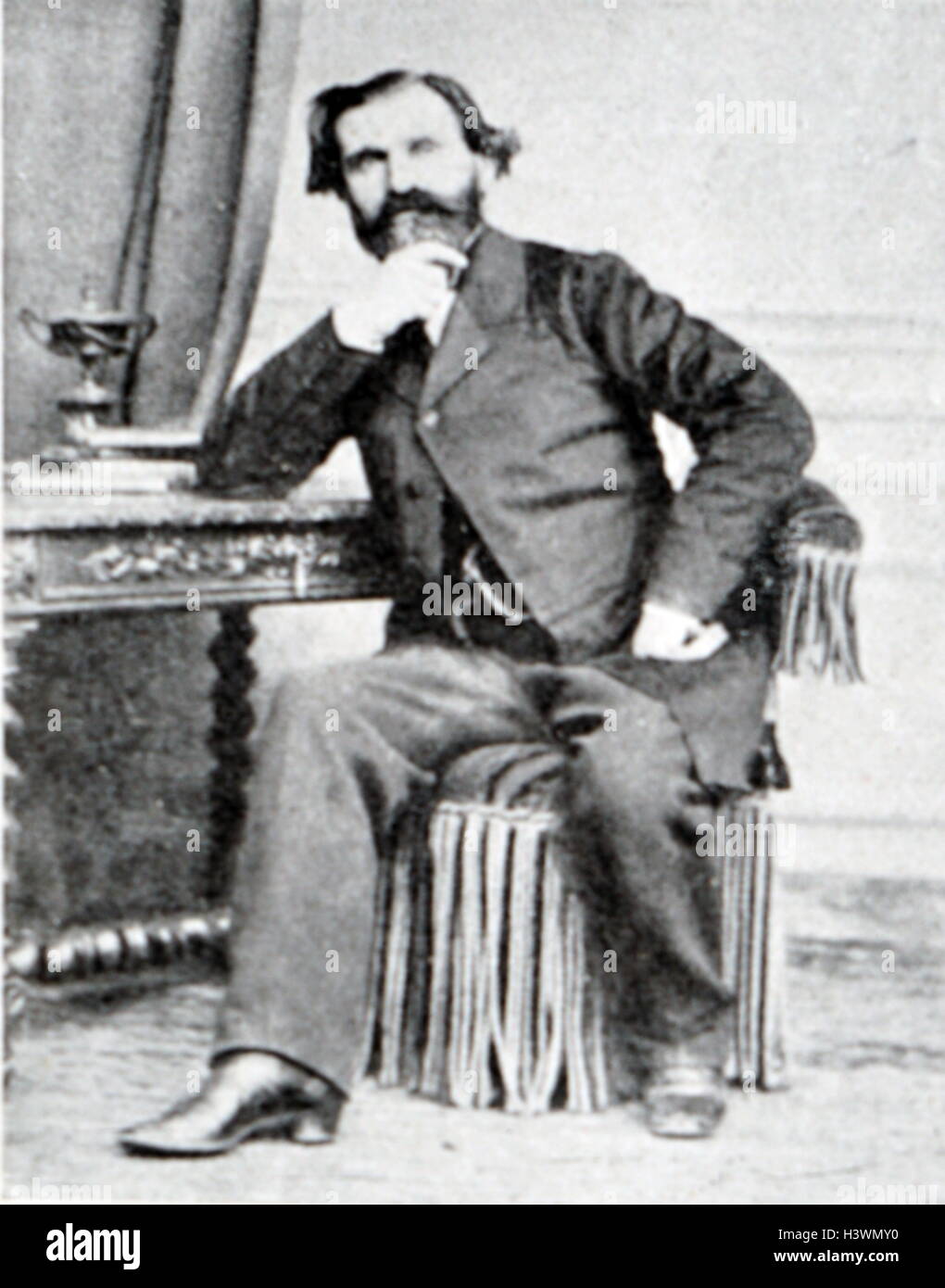 Portrait von Ritratto di Giuseppe Verdi (1813-1901), Italienischer ...