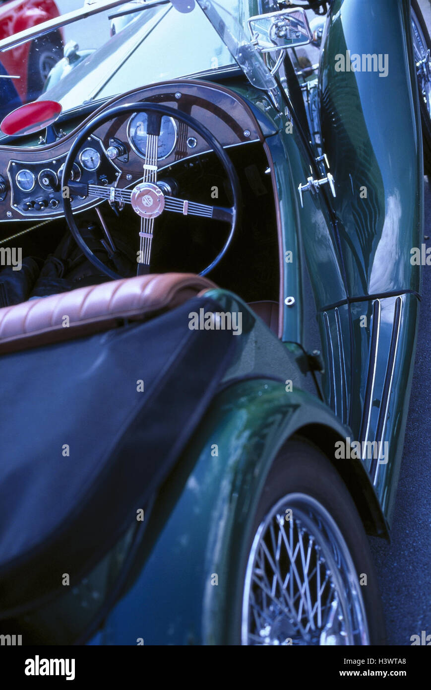 Auto, Oldtimer, Cabrio, MG TC, Jahr Herstellung im Jahre 1949 ...