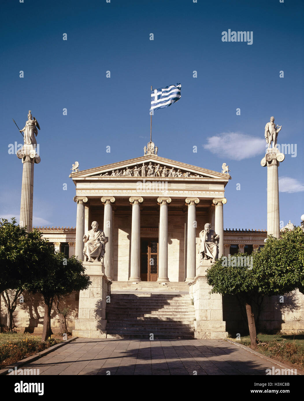 Griechenland, Athen, Akademie der Künste, Europa, Attika, Gebäude ...