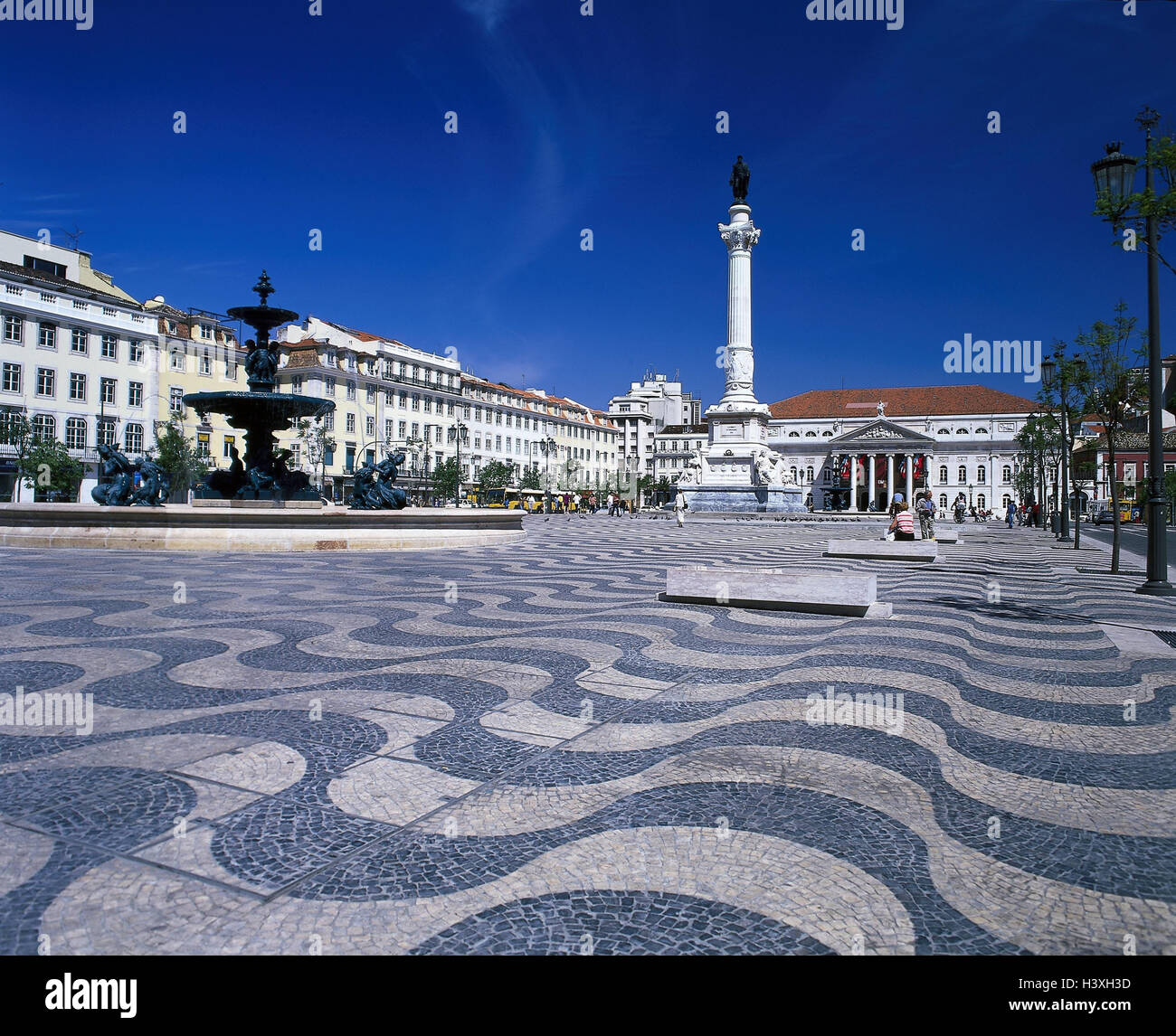 Portugal, Lissabon, Stadtzentrum, Rossio, Praça Dom Pedro IV, Lisboa ...
