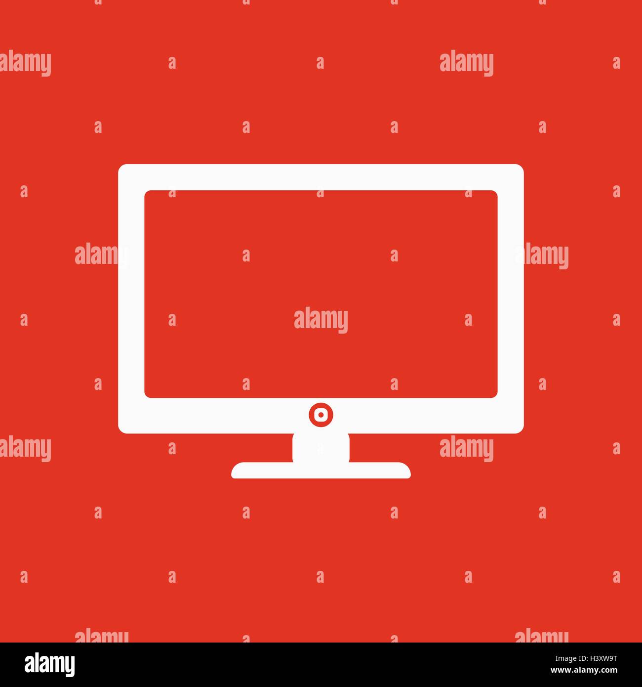 Das Bildschirm-Symbol. Monitor-symbol Stock-Vektorgrafik - Alamy