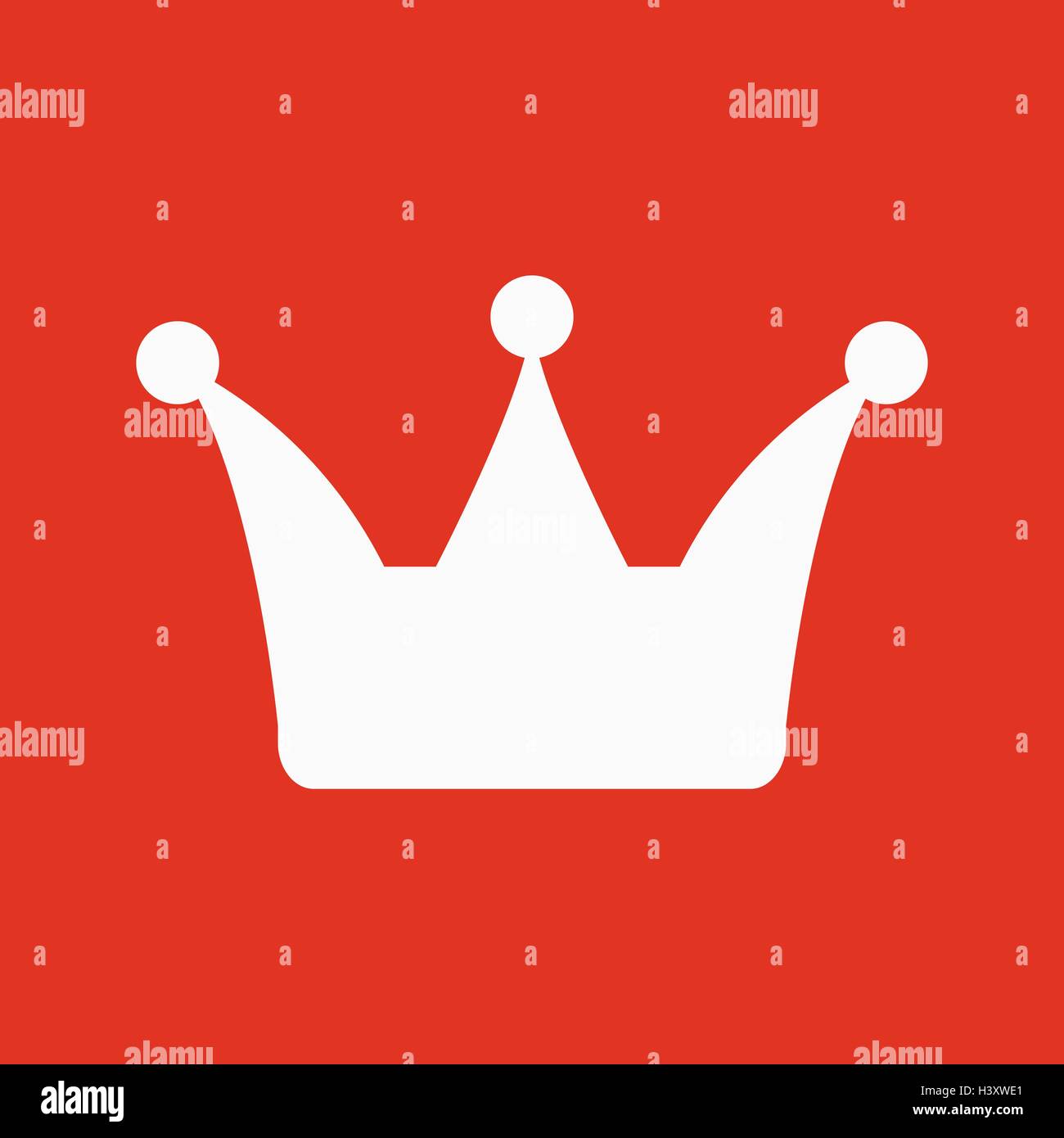 Das Krone-Symbol. Kronen-symbol Stock-Vektorgrafik - Alamy