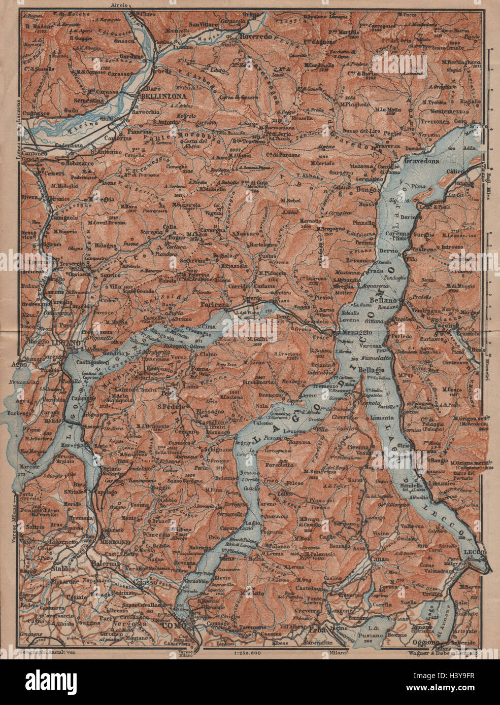 Lecco mappa -Fotos und -Bildmaterial in hoher Auflösung – Alamy