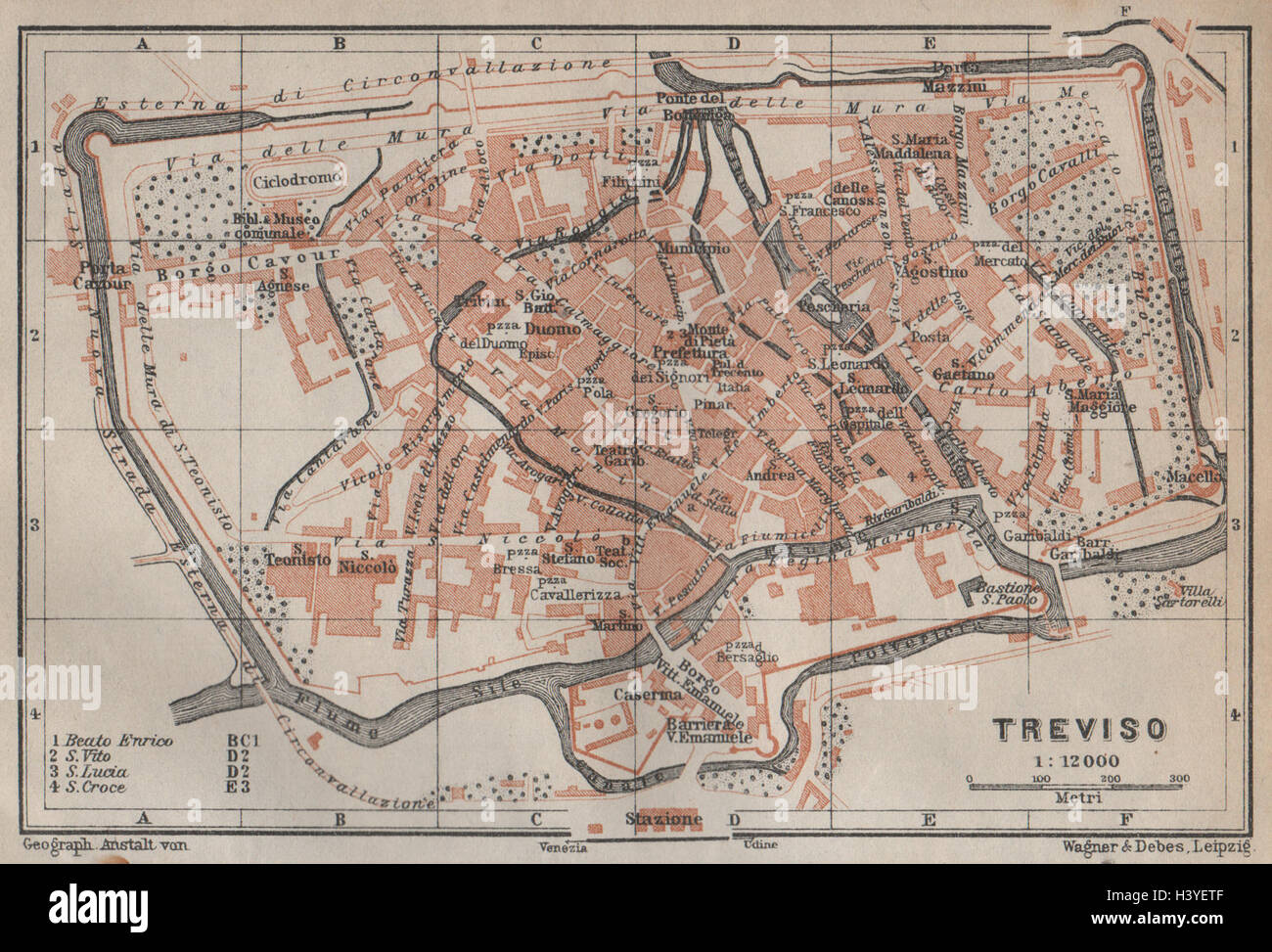 Treviso mappa -Fotos und -Bildmaterial in hoher Auflösung – Alamy