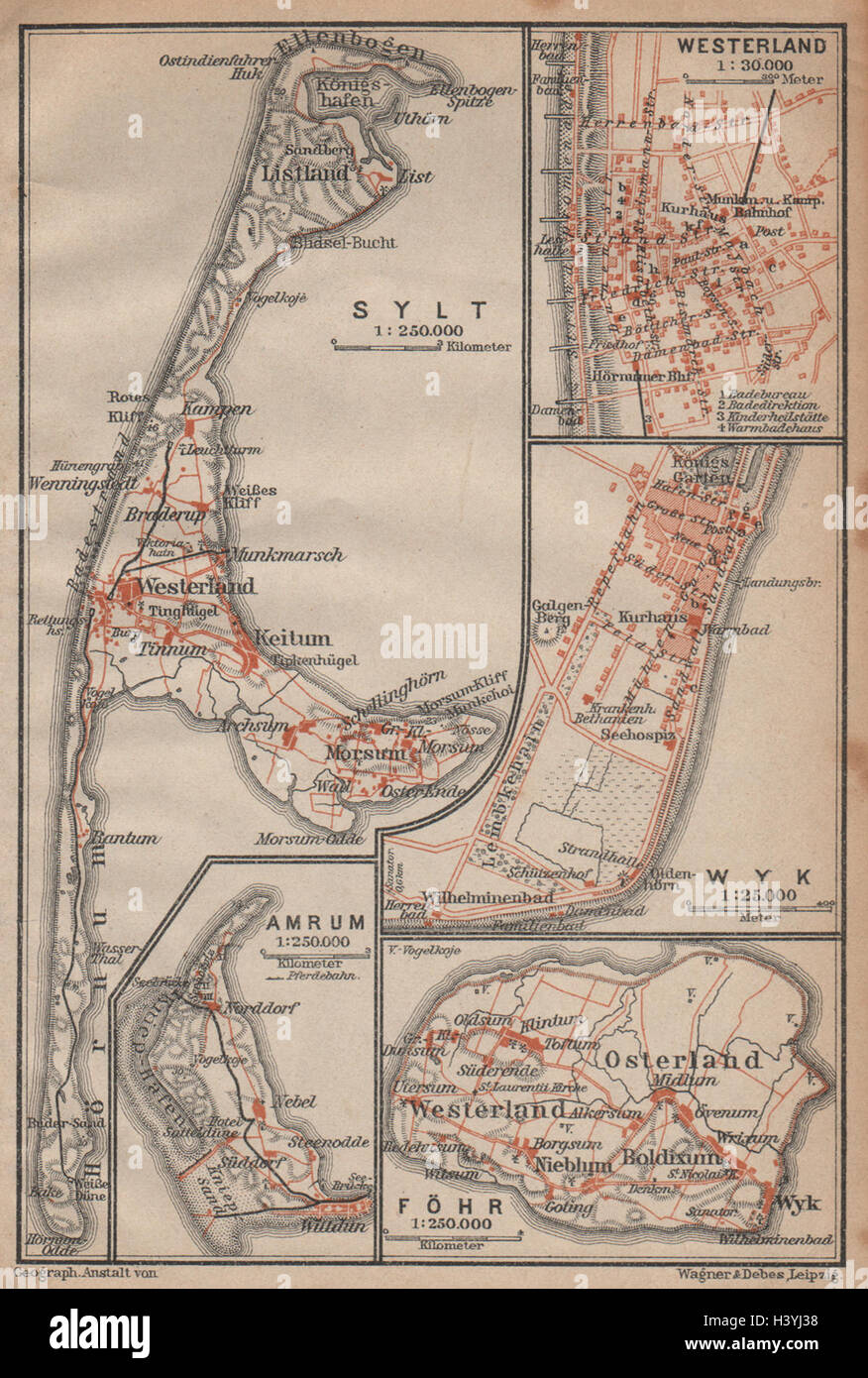 Map sylt -Fotos und -Bildmaterial in hoher Auflösung – Alamy