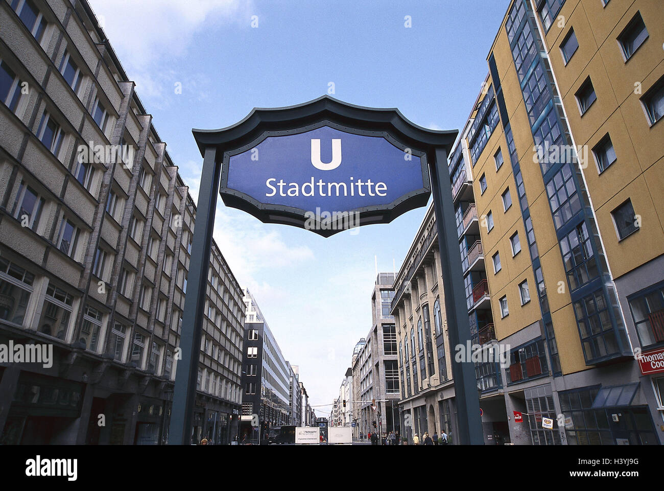 Deutschland, Berlin-Mitte, Zentrum, u-Bahn station, Europa, Stadt ...