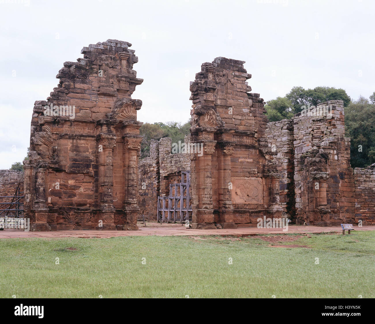 Argentinien, San Ignacio Mini Jesuitenmission im Jahre 1696, Süd ...