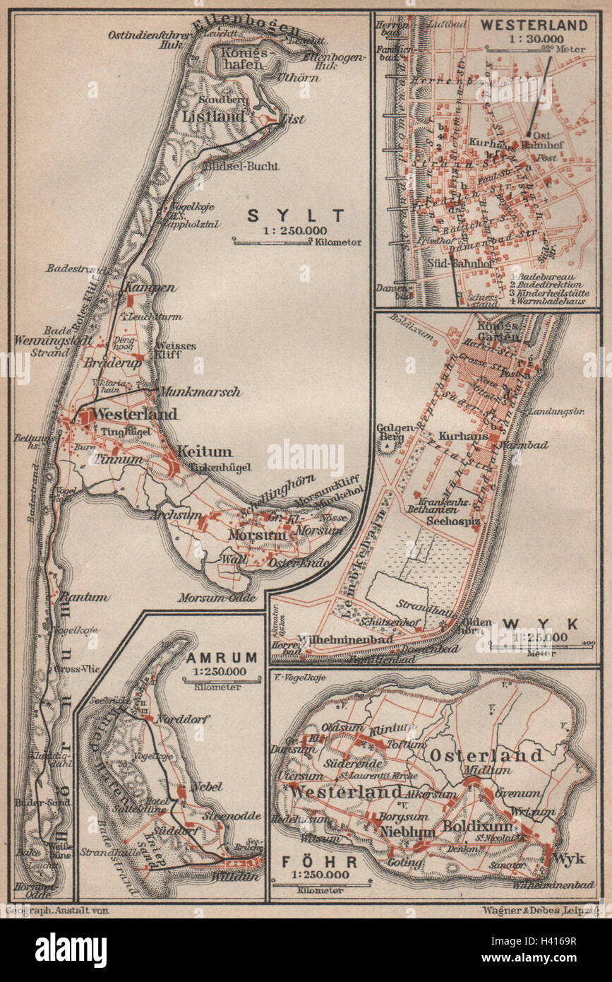 Map sylt -Fotos und -Bildmaterial in hoher Auflösung – Alamy
