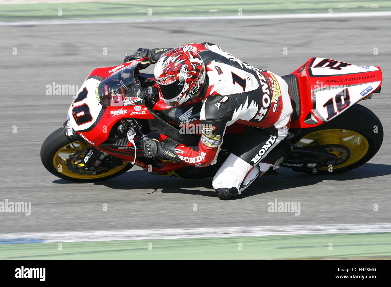 Motorrad-Broschüre IDM, Honda Racing Motor Radian, Rennstrecke ...