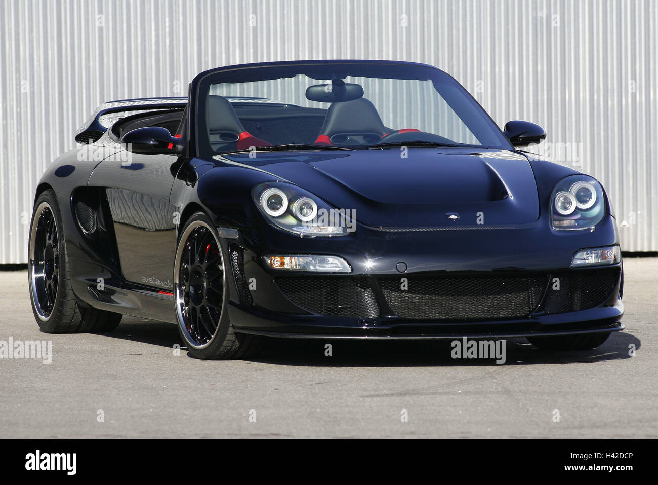 Sportwagen, Porsche Gemballa Avalanche-Cabrio, schwarz, Auto, Porsche ...