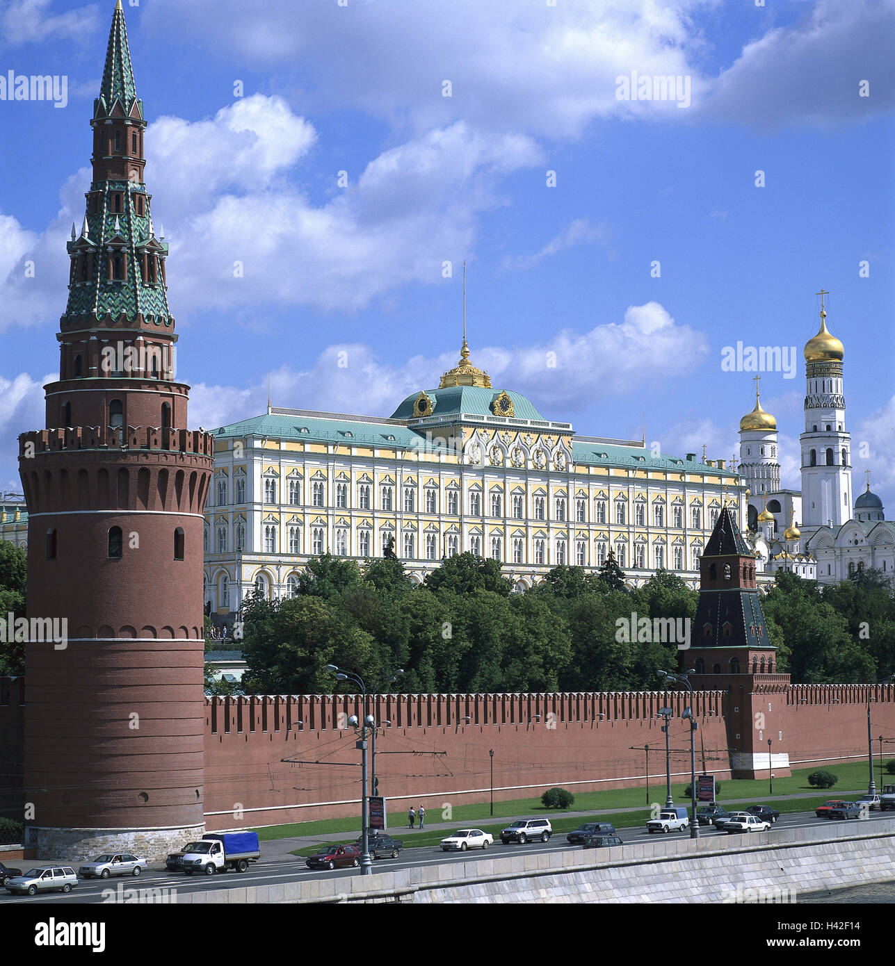 Red Brick Wall Kremlin Tower Stockfotos und -bilder Kaufen - Alamy