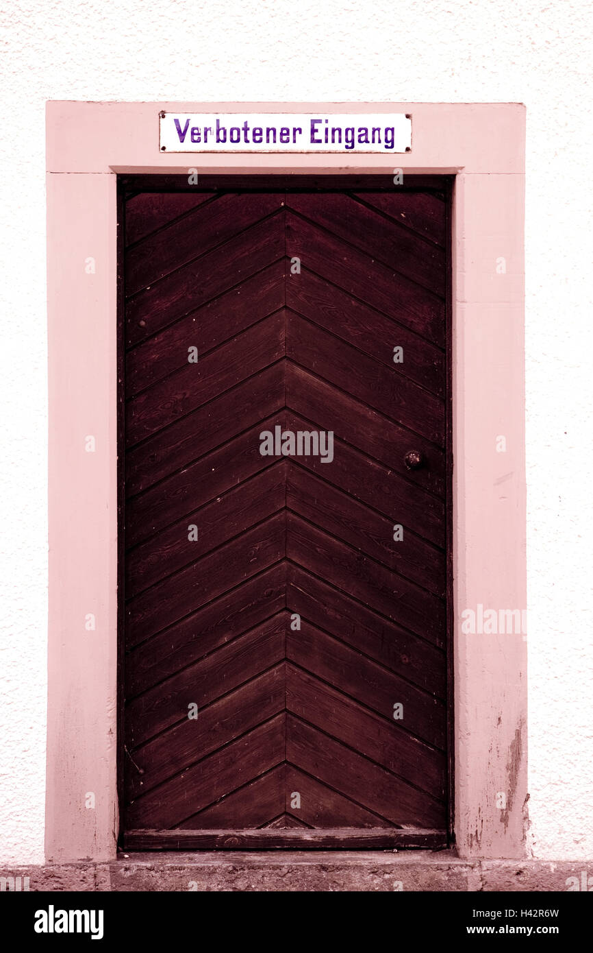 Schild eingang verboten -Fotos und -Bildmaterial in hoher Auflösung – Alamy
