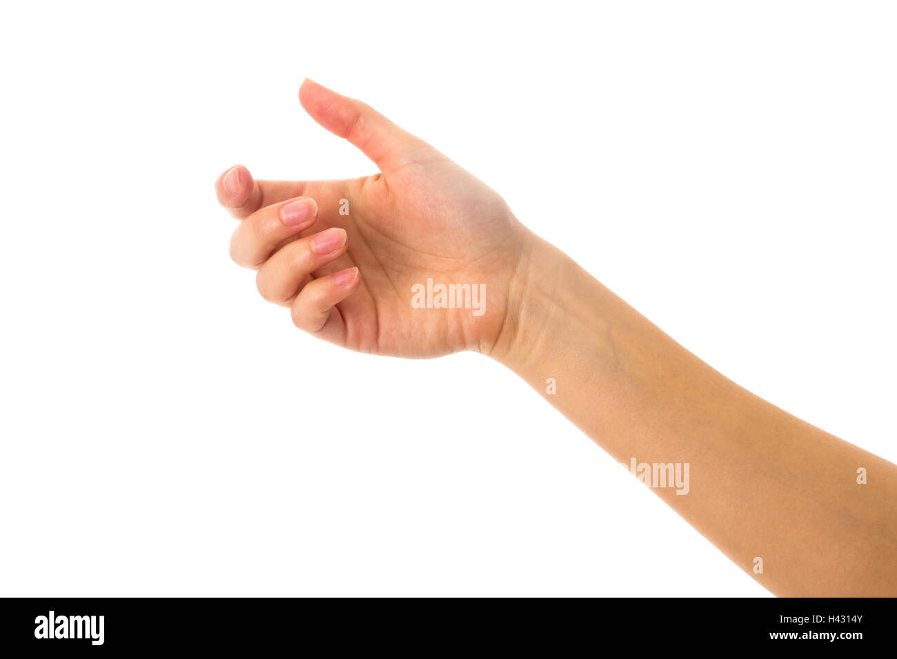 Hand hält etwas -Fotos und -Bildmaterial in hoher Auflösung – Alamy