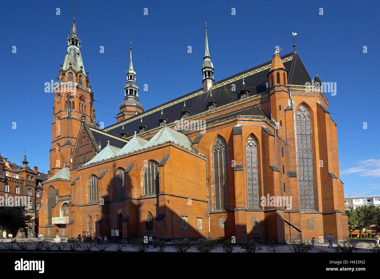 Polen, Schlesien, Liegnitz, Old Town, Peter und Paul Kirche, Osten ...