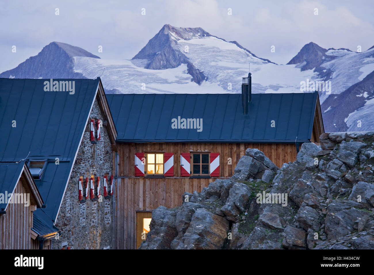 Österreich, Tirol, Ötztaler Alpen, Obergurgl, Ramolhaus, Berghütte ...