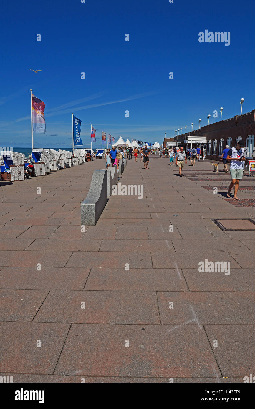 Sylt Promenade Stockfotos und -bilder Kaufen - Alamy