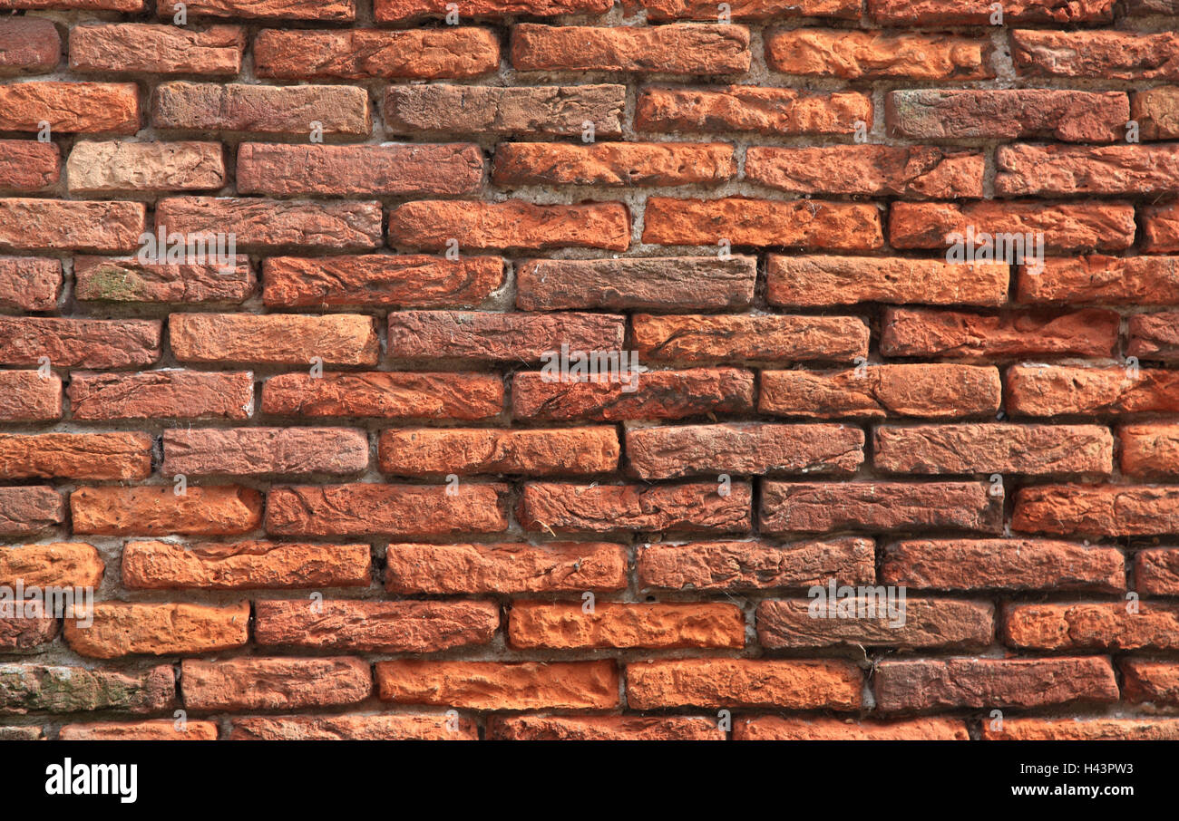 Ziegel, Mauerwerk, Detail Stockfotografie - Alamy
