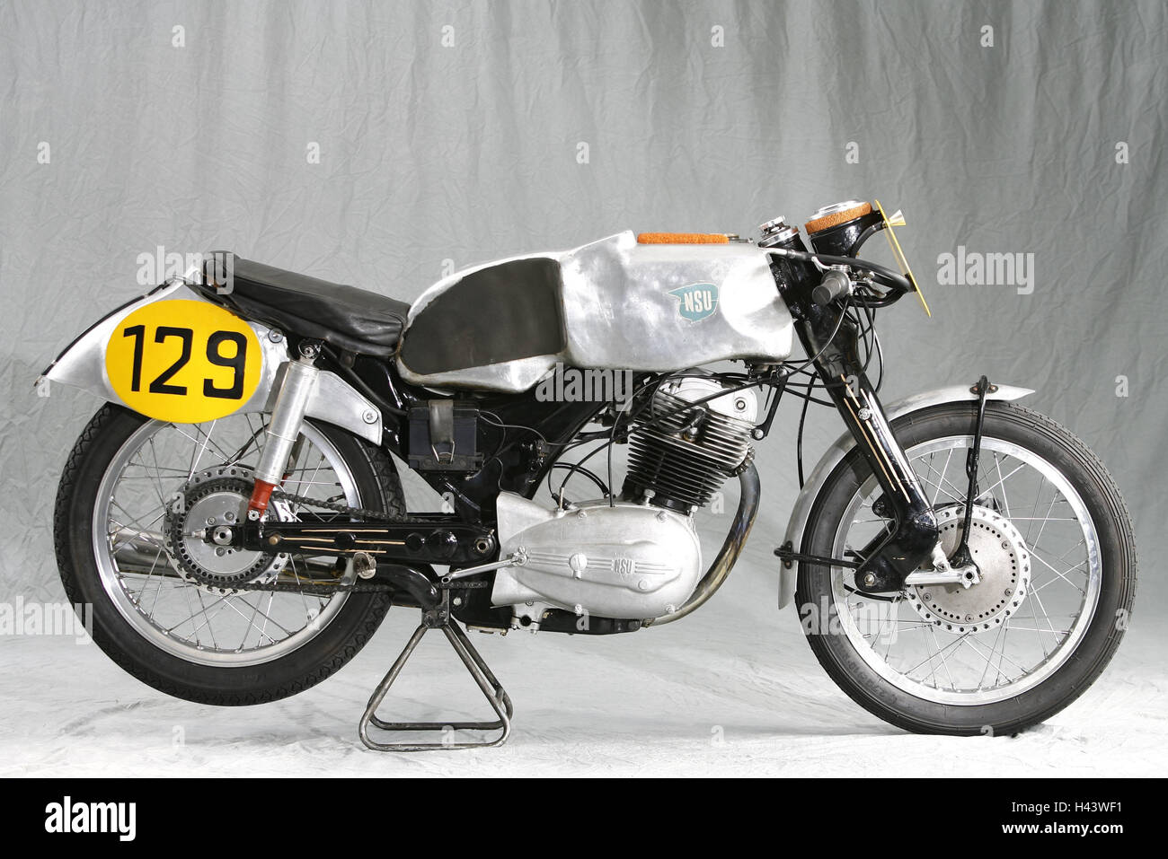 Oldtimer, racing Motor Radian NSU Sportmax, Studio, Vorschau, Silber ...