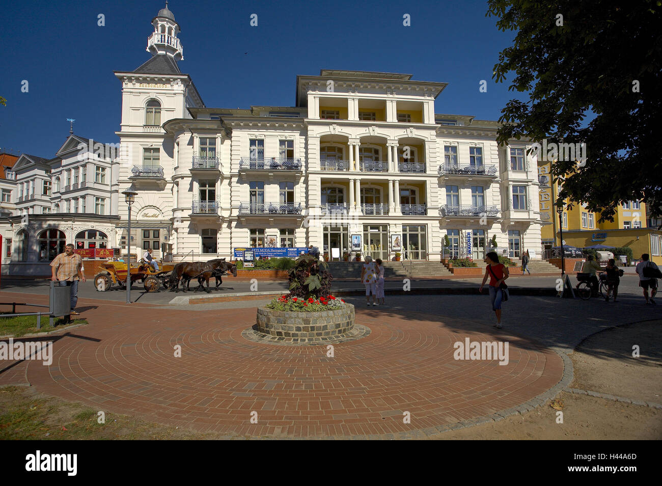 Deutschland, Ostsee, Insel Usedom, Hering Dorf, Meer Schloss Hering ...