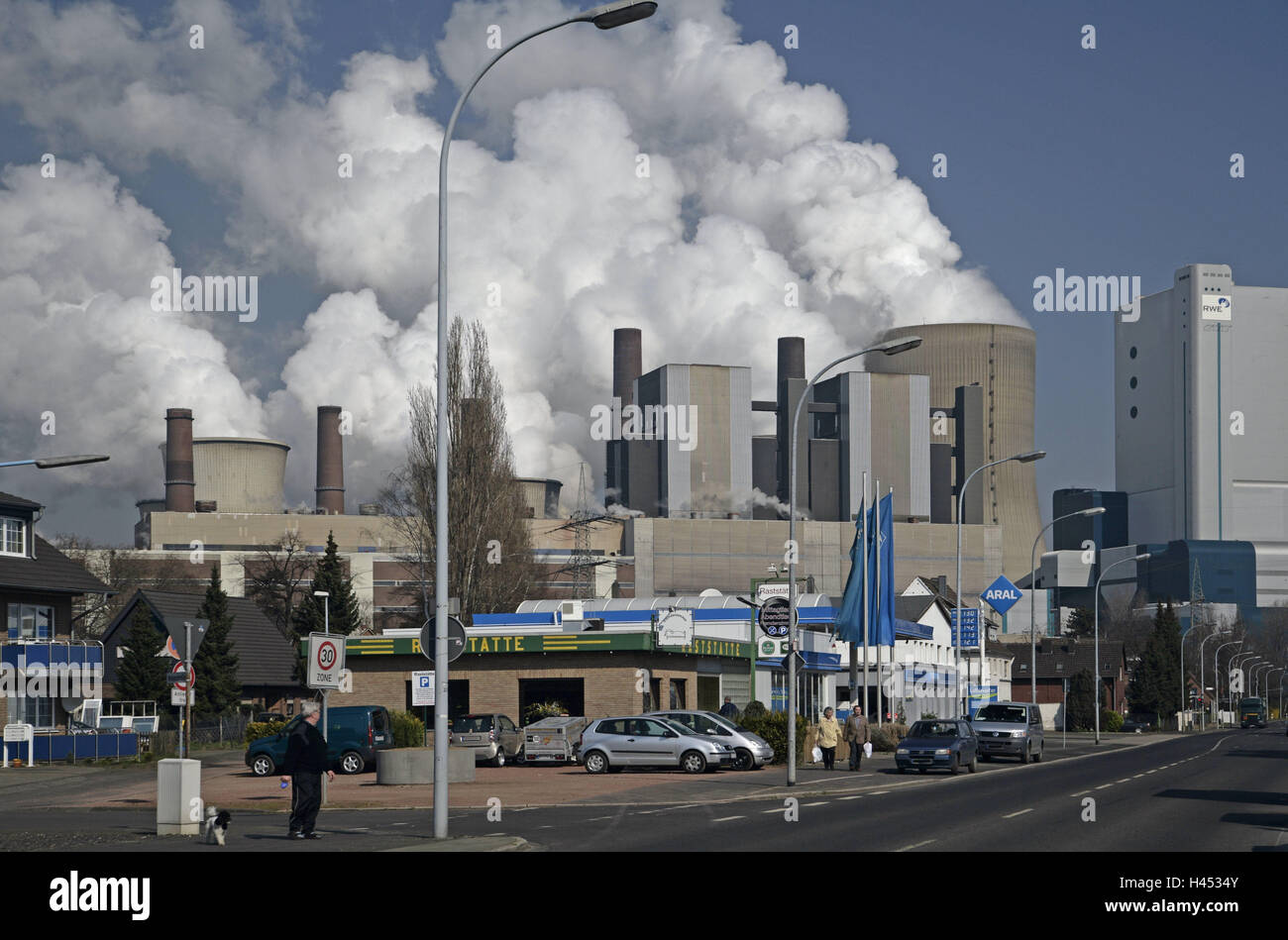Deutschland, Nordrhein-Westfalen, Bergheim, Niederaußem, Braunkohle ...