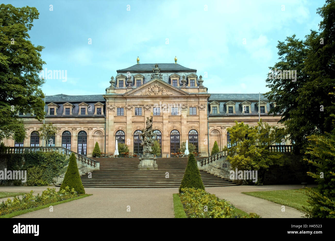 Deutschland, Hessen, Fulda, sperren, außerhalb der Stadt, barocke ...