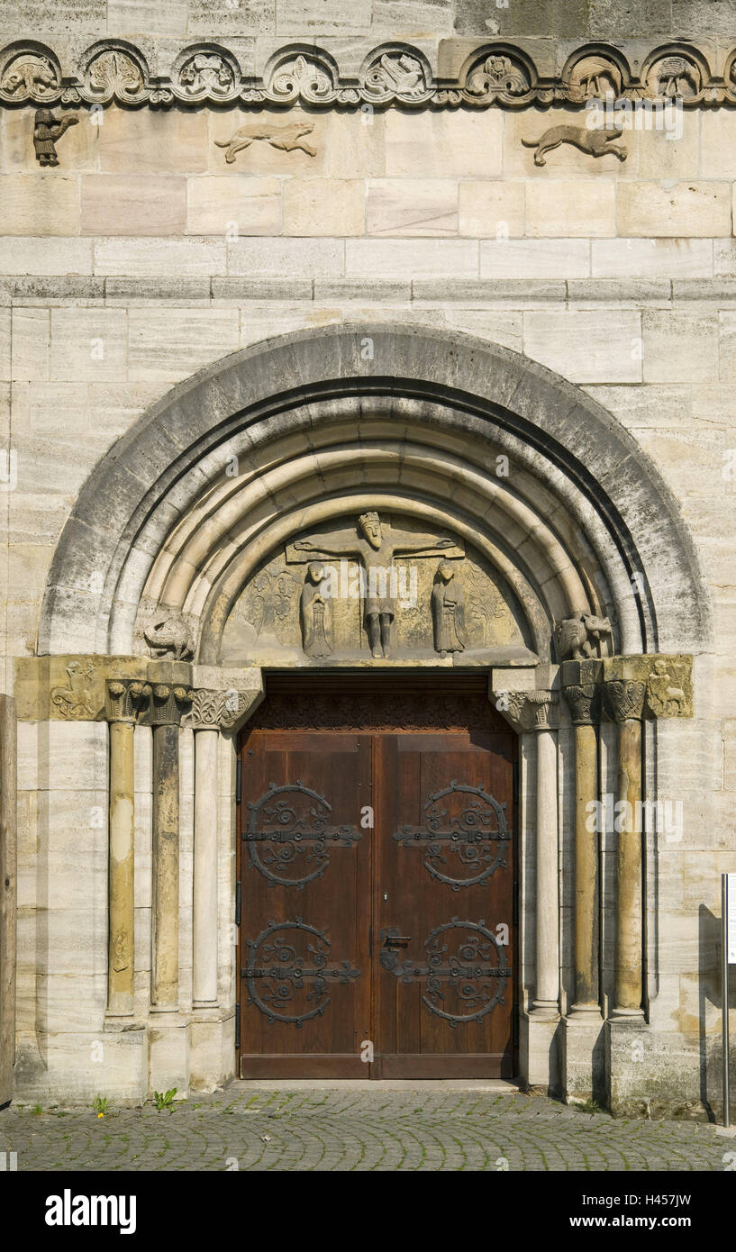 Deutschland, Baden Württemberg, Schwäbisch Gmünd, Johanniskirche ...