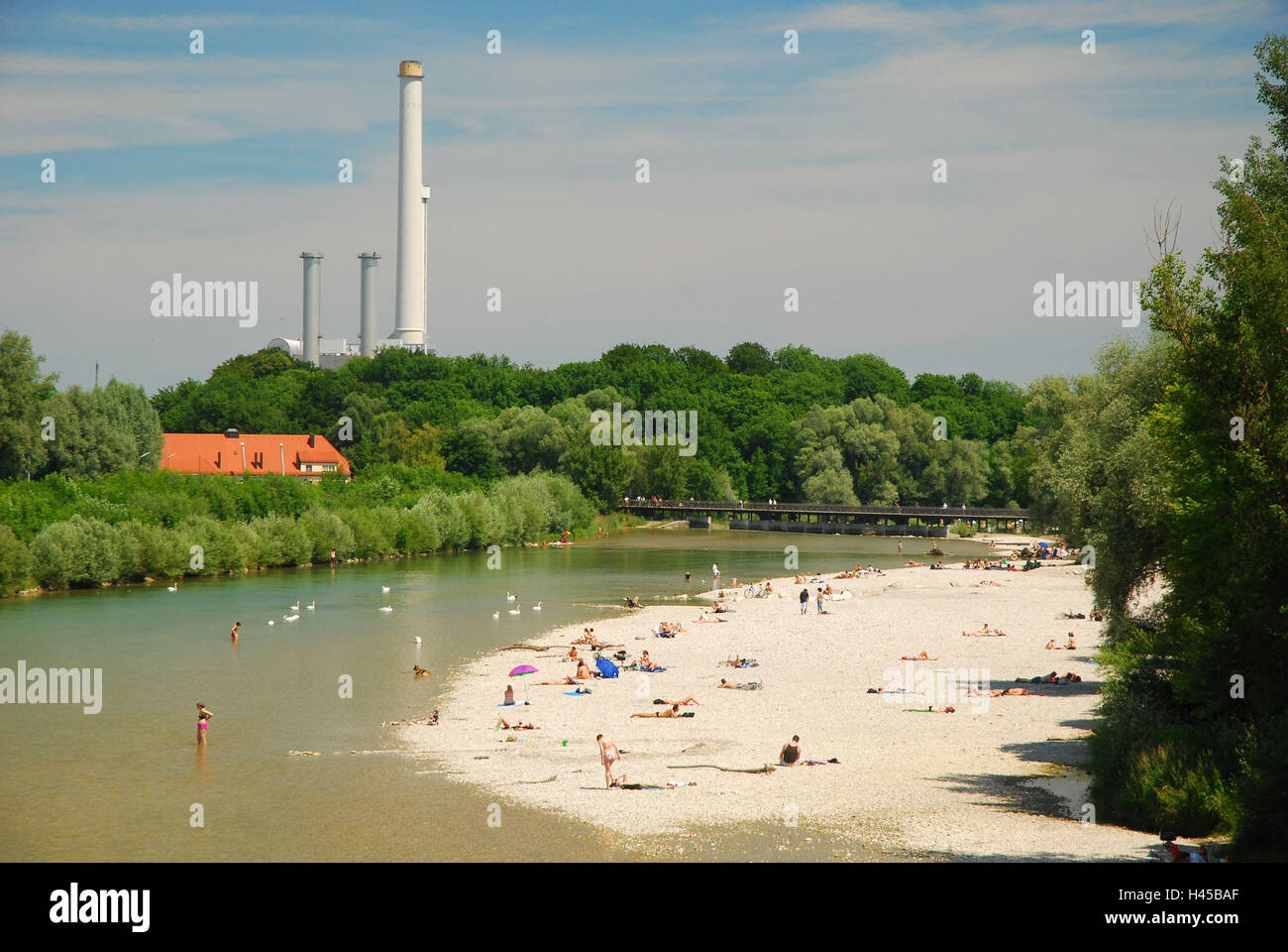 Flaucher at isar river -Fotos und -Bildmaterial in hoher Auflösung – Alamy
