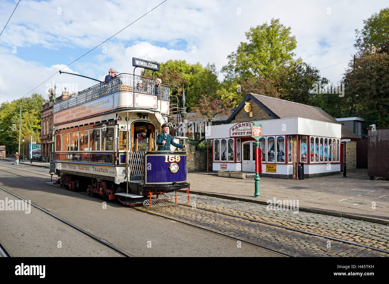 London United elektrische Straßenbahnen Straßenbahn 159 & Barnetts ...