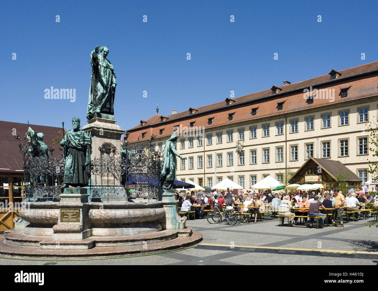 Deutschland, Bayern, Bamberg, Raum, Maximilian Brunnen, Bamberger ...