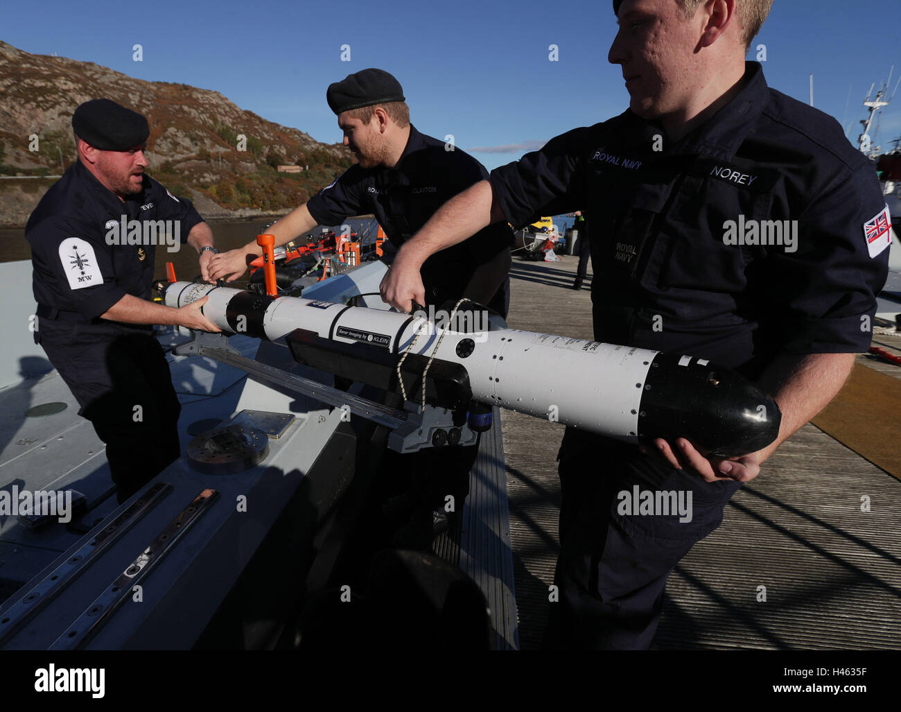 Ein iver3 autonomes unterwasserfahrzeug auv -Fotos und -Bildmaterial in ...