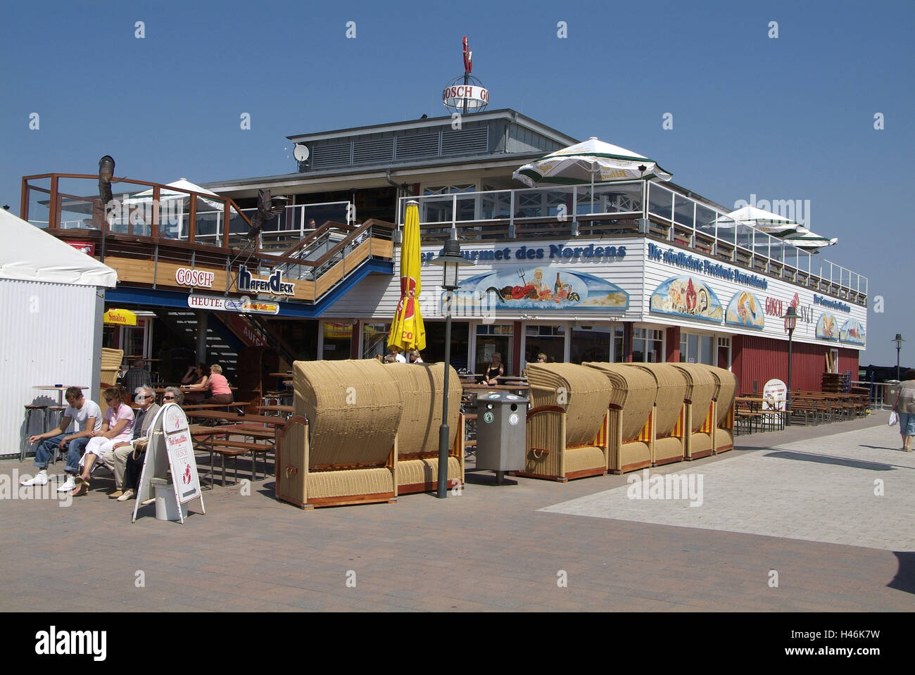 Deutschland, Schleswig - Holstein, Insel Sylt, List, Hafen, Gosch Fisch ...