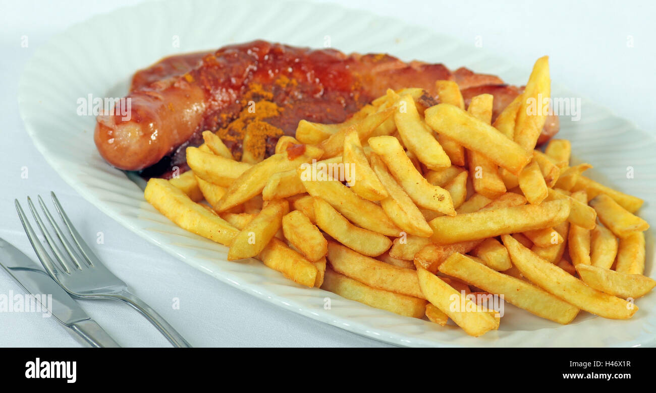 Wurst und pommes frites -Fotos und -Bildmaterial in hoher Auflösung – Alamy