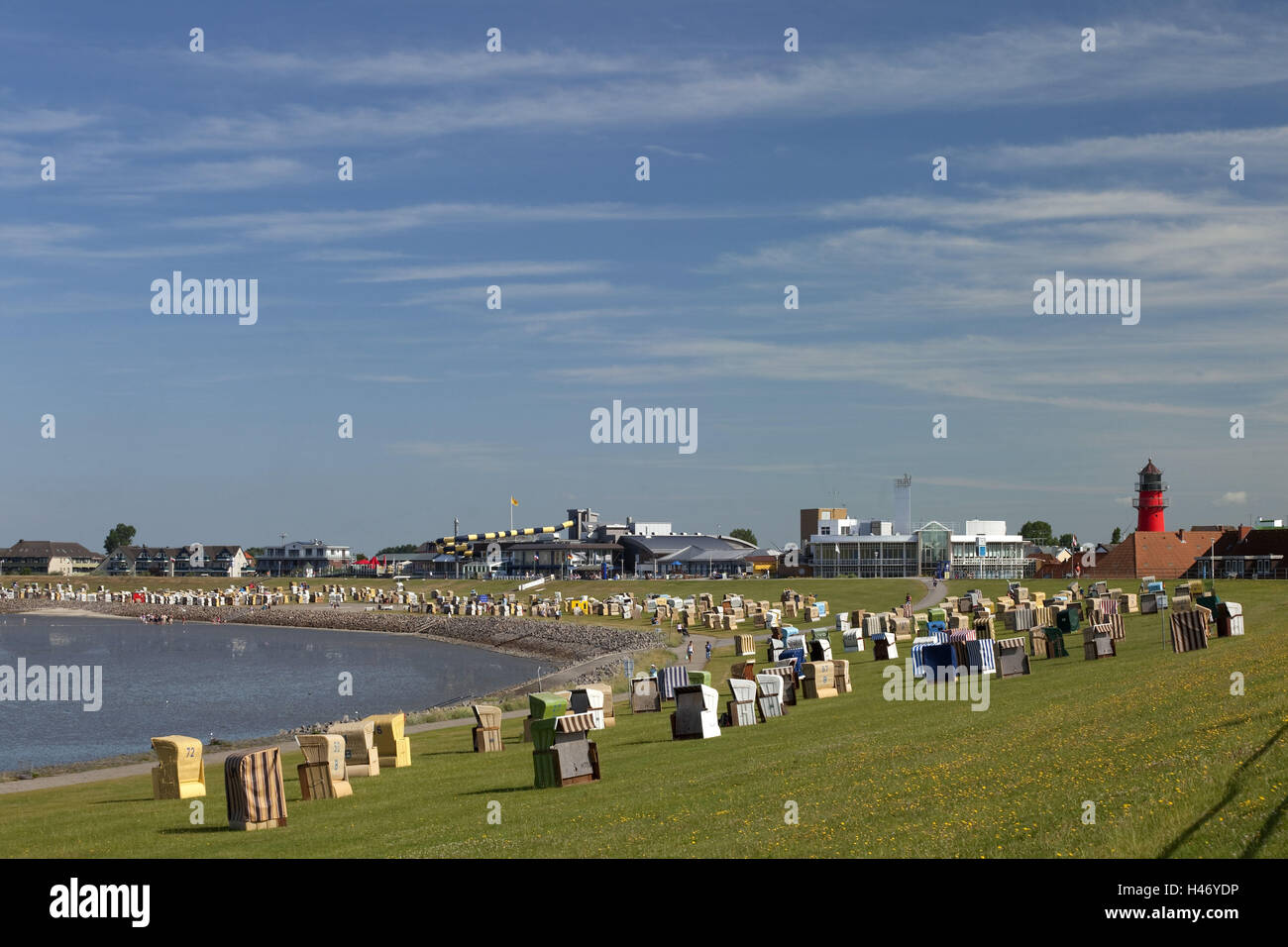 Deutschland, Schleswig - Holstein, Ditmarsh, Nordsee Bad Büsum, Strand ...