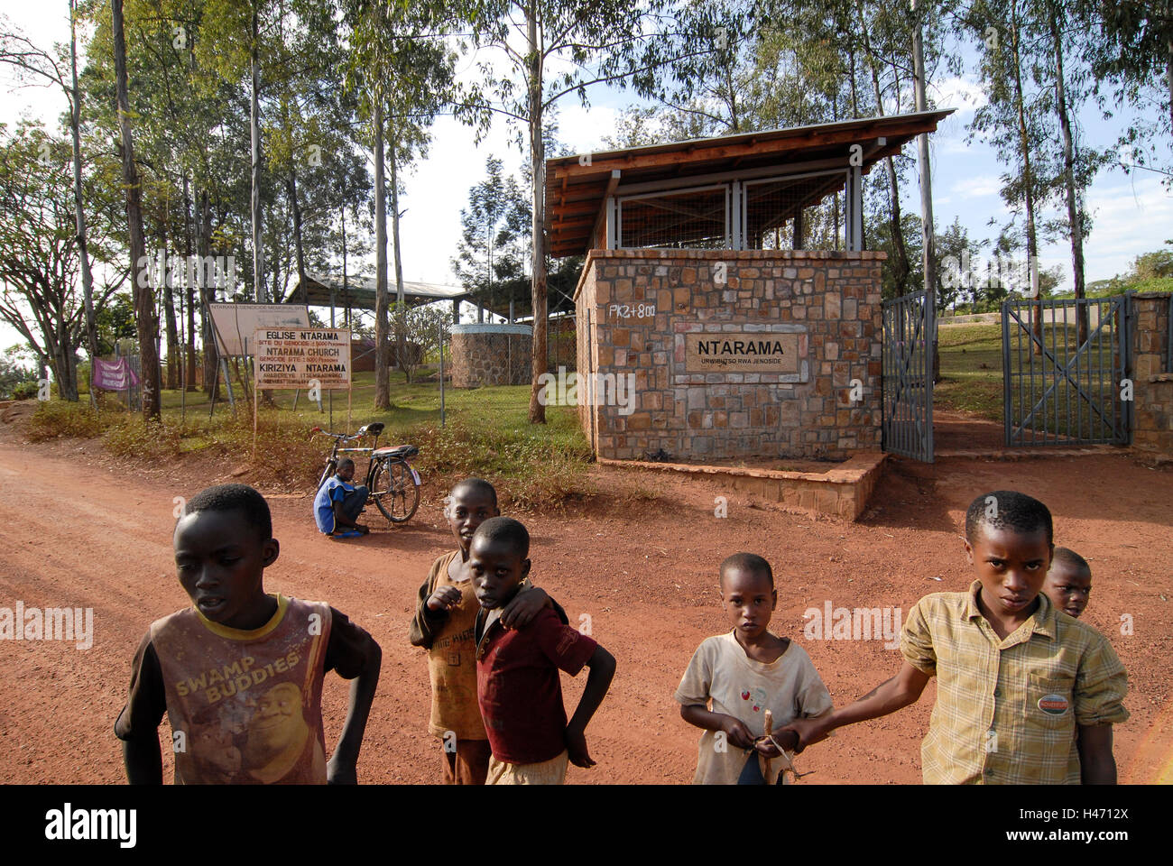Ruanda Genozid-Denkmal Ntarama, während des Völkermordes in April 1994 ...