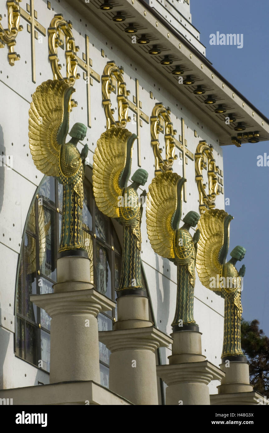 Österreich, Wien, Penzing, Kirche am Stein Hof baut 1904-1907 nach ...