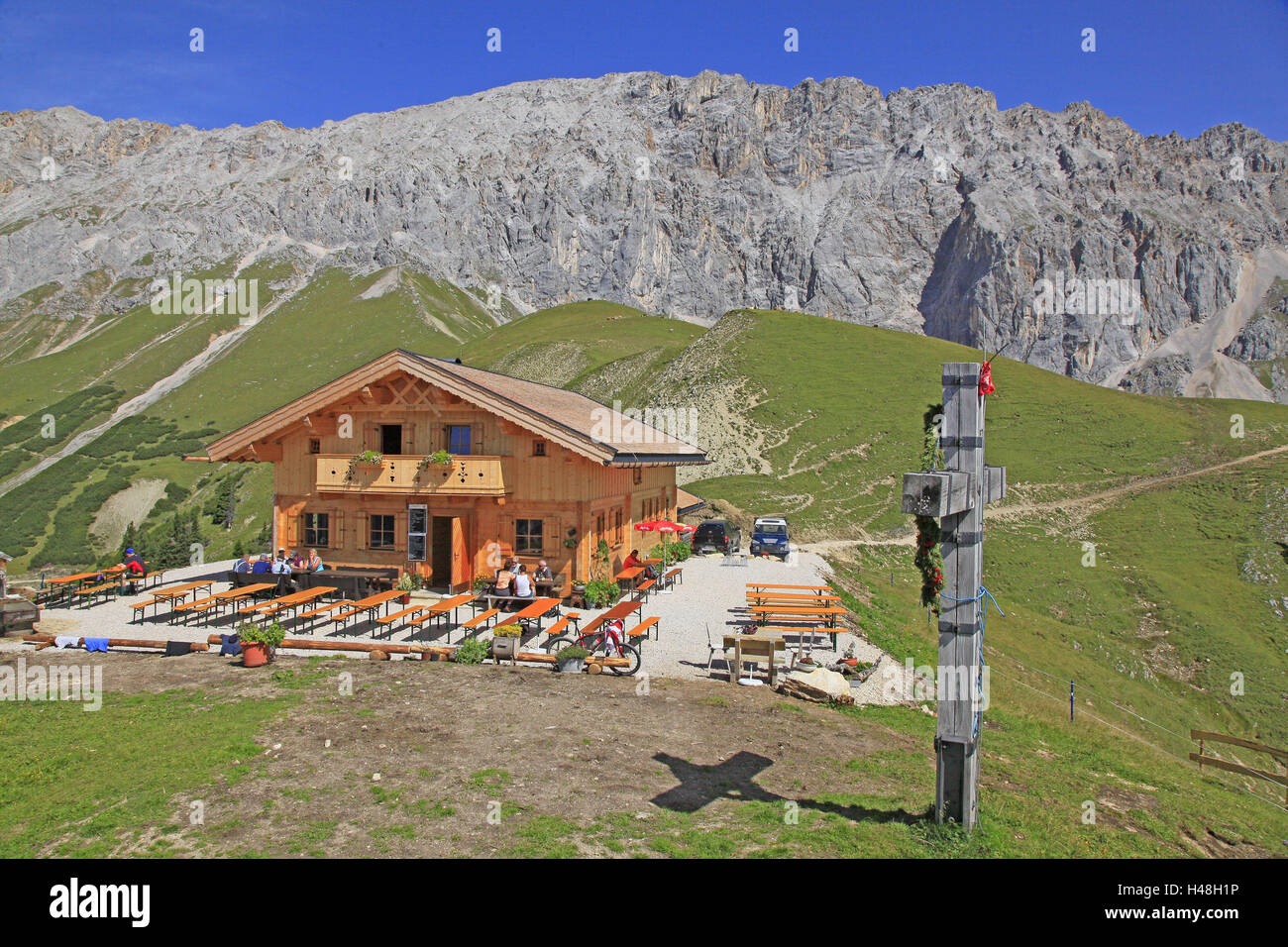 Österreich, Tirol, roten Moos-Alp, Gebirge, Nordtirol, Landschaft ...