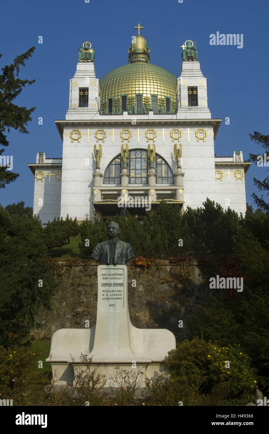 Österreich, Wien, Penzing, Kirche am Stein Hof baut 1904-1907 nach ...