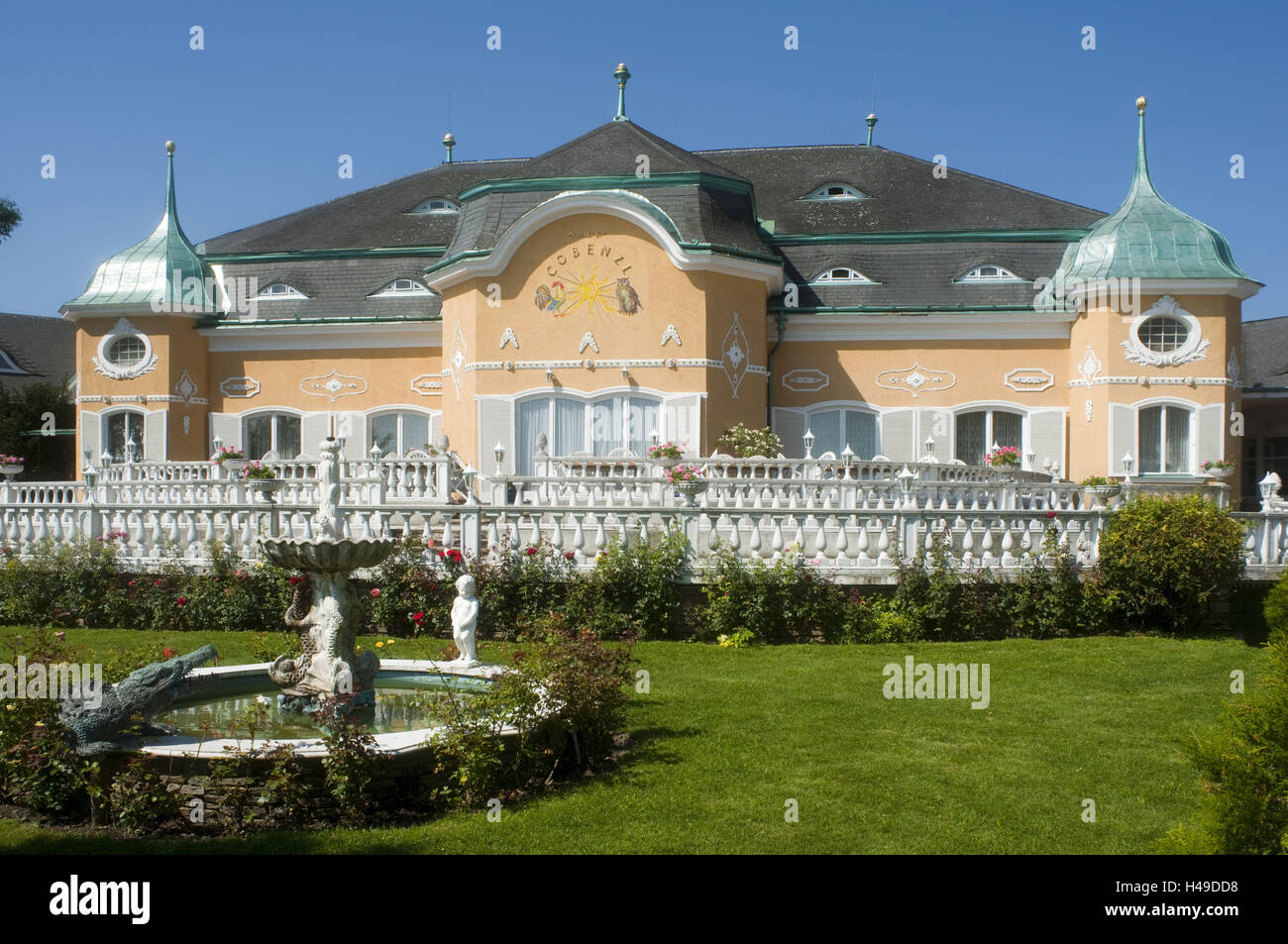 Österreich, Wien, Restaurant "Schloss Cobenzl im Wiener Wald ...