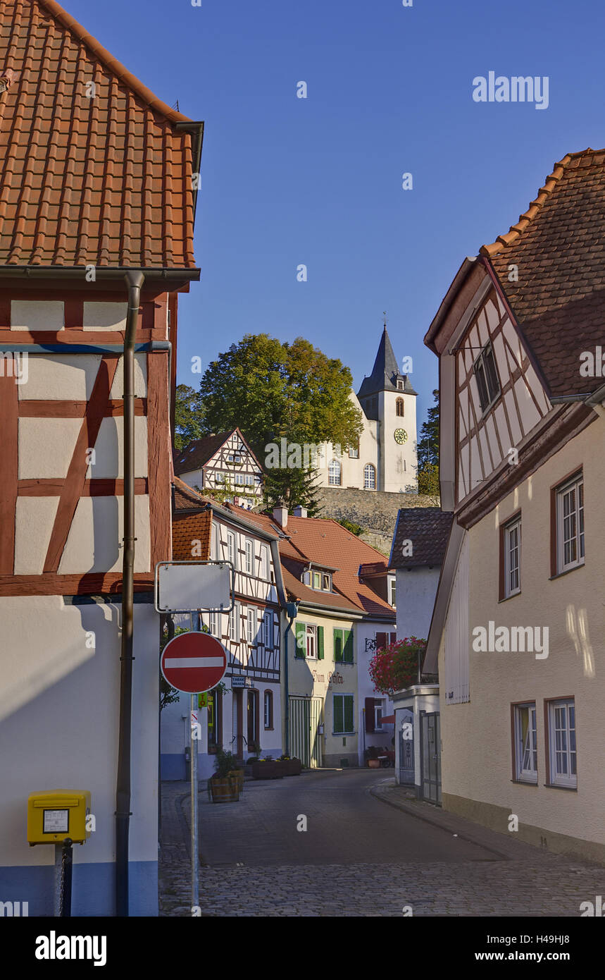 Deutschland, Hessen, Odenwald (Region), Bergstraße (Region ...