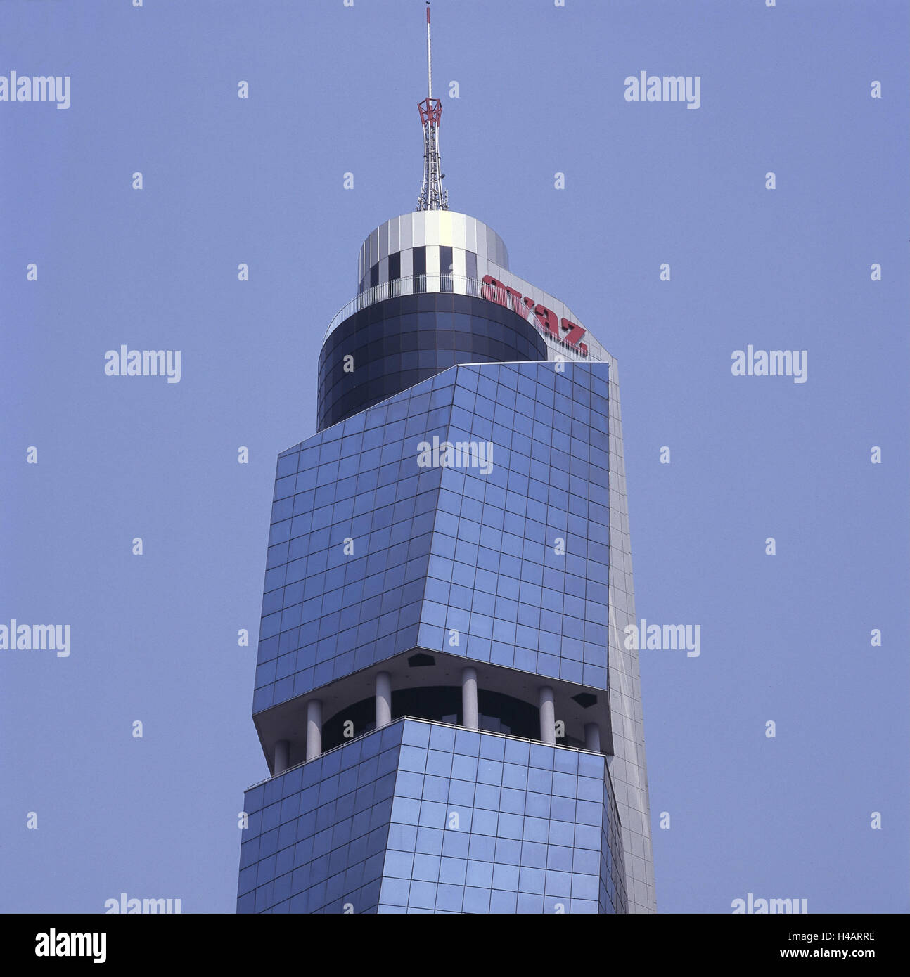 Bosnien und Herzegowina, Sarajevo, Avaz Twist Tower, Bürohochhaus ...