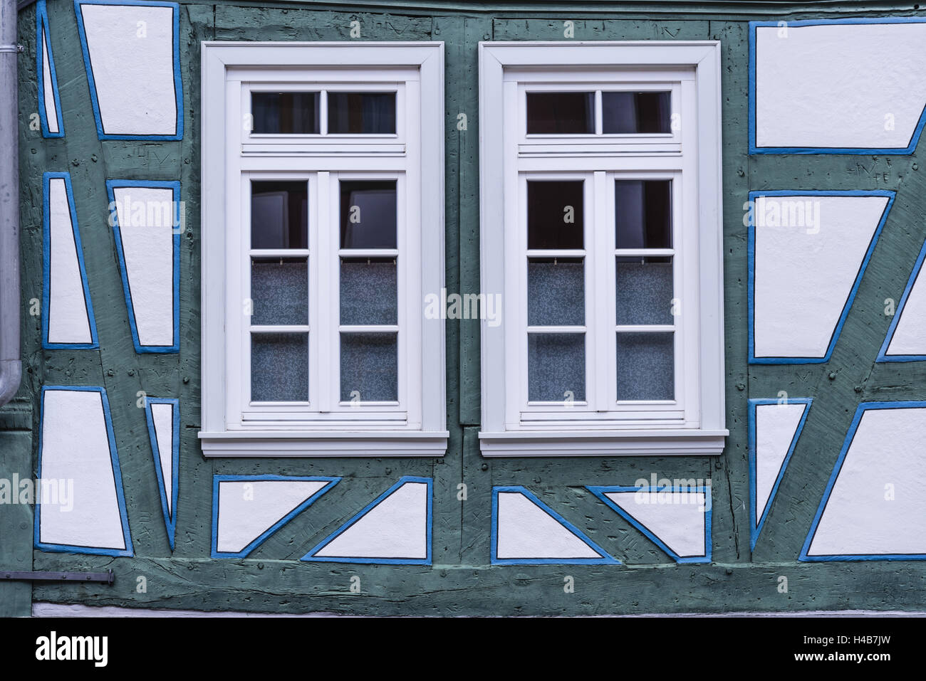 Deutschland, Hessen, Taunus, Fachwerk-der StVZO, Idstein, Altstadt ...