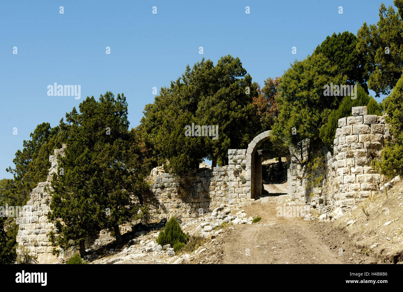 Türkei, Provinz Icel (Mersin), Tarsus, Gülek Kalesi Burg über den ...