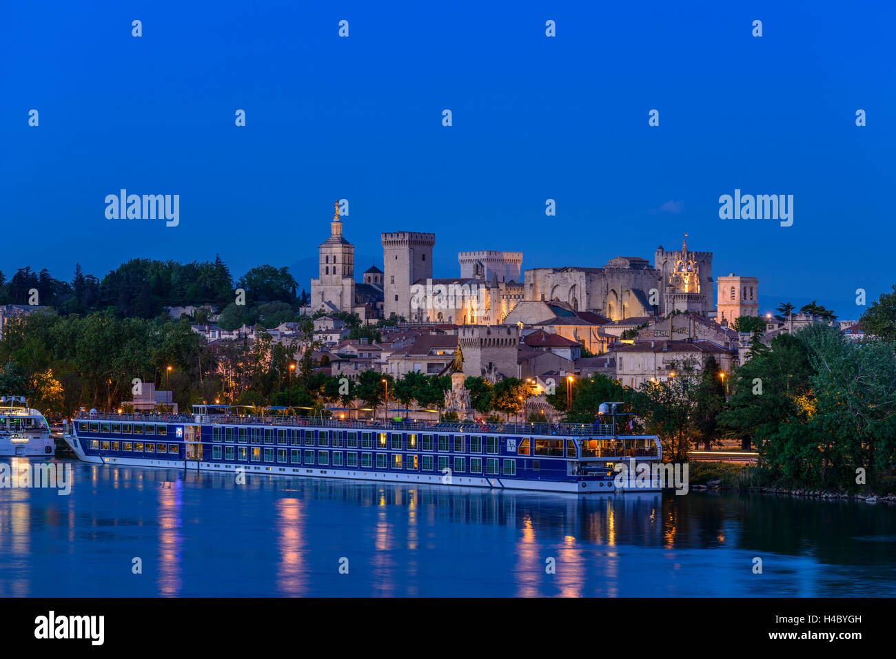 Frankreich, Provence, Vaucluse, Avignon, Rhône-Ufer, Altstadt ...