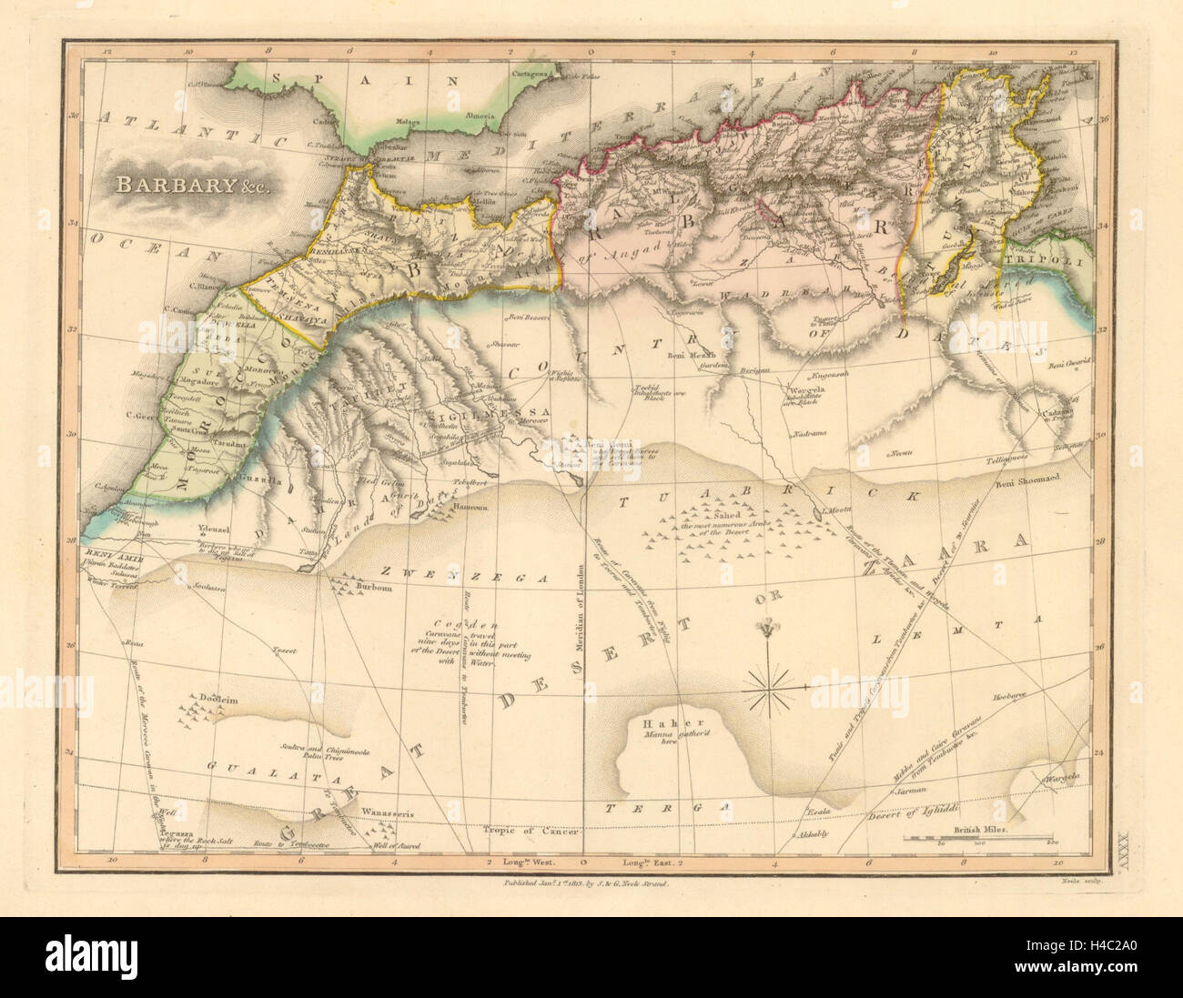 Maghreb map -Fotos und -Bildmaterial in hoher Auflösung – Alamy