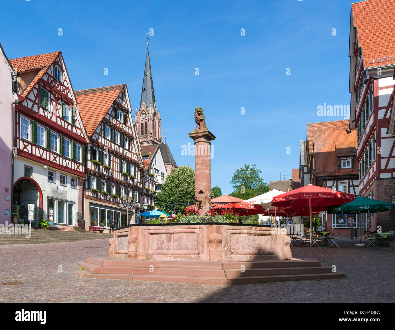 Deutschland, Baden-Württemberg, Calw, historische Altstadt ...