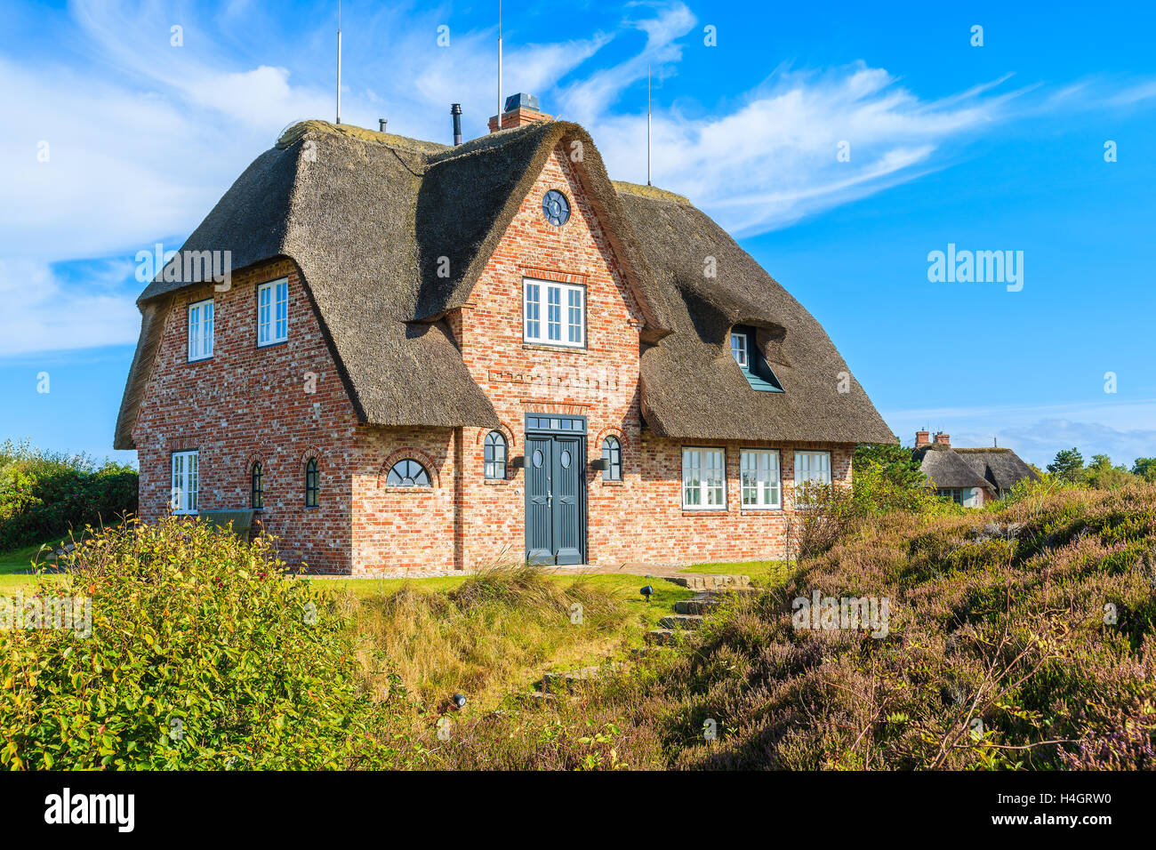 Reetdachhaus In Kampen Stockfotos und -bilder Kaufen - Alamy