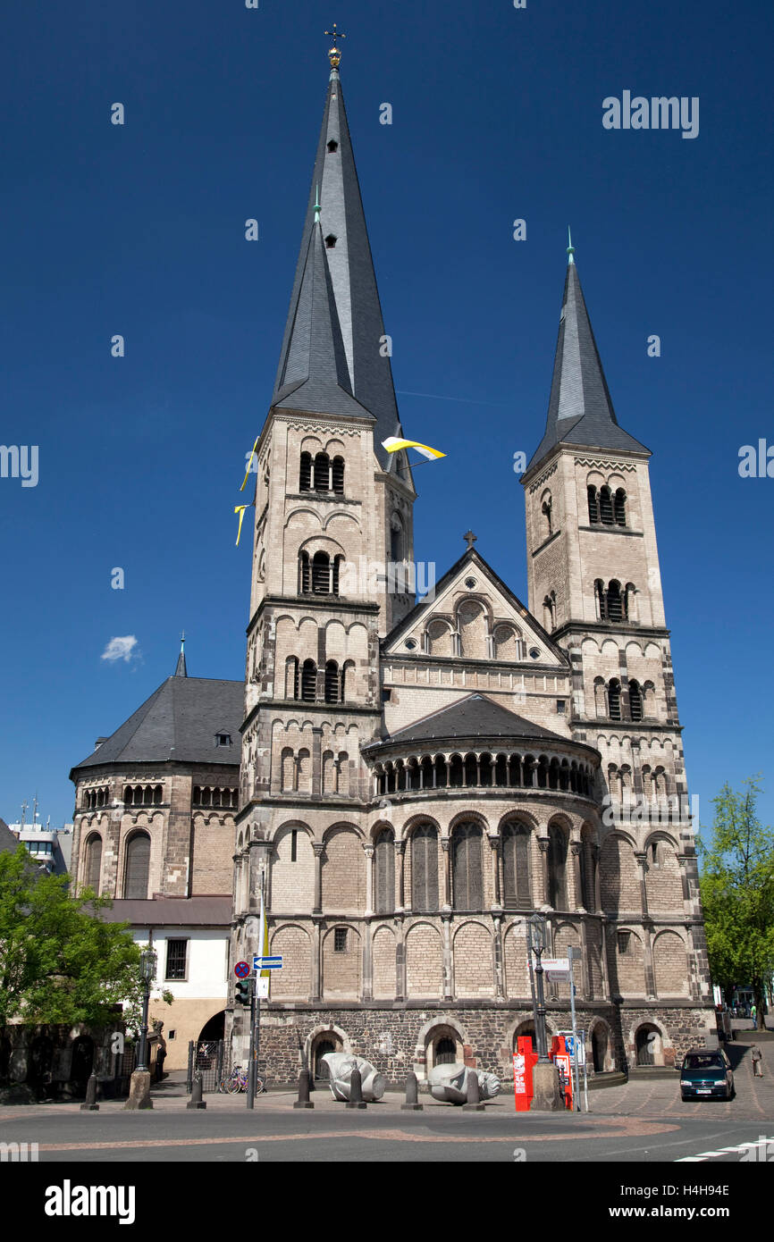 Bonner Münster oder Bonner Münster Basilika, Bonn, Rheinland, Nordrhein ...