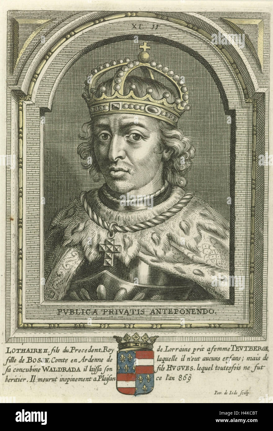 Porträt von Lothar II, Pieter de Jode (II), Jan Meyssens nach 1661-1663 ...