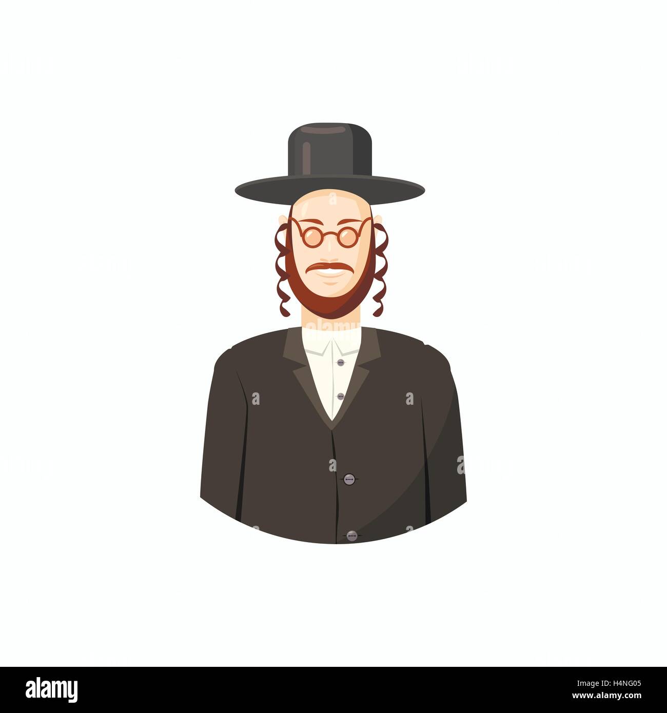 Jude Mann Symbol, Cartoon-Stil Stock-Vektorgrafik - Alamy